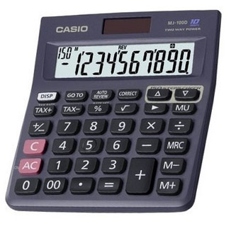 Casio Calculator 10 digit MJ-100D - Lian Seng Han Trading (Pte) Ltd