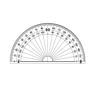 Semi-circle Protractor - Lian Seng Han Trading (Pte) Ltd